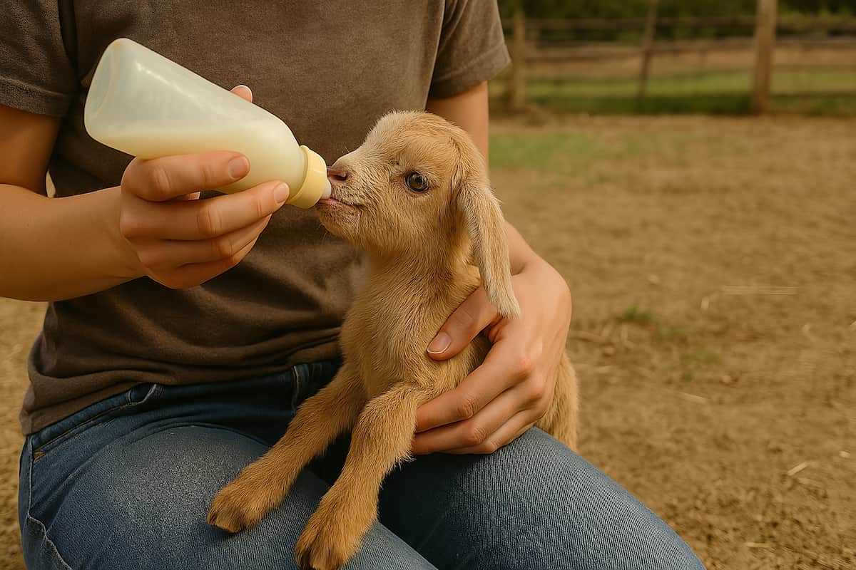 How to Feed Bottle Baby Goats: An Easy Guide for Beginners - Living ...
